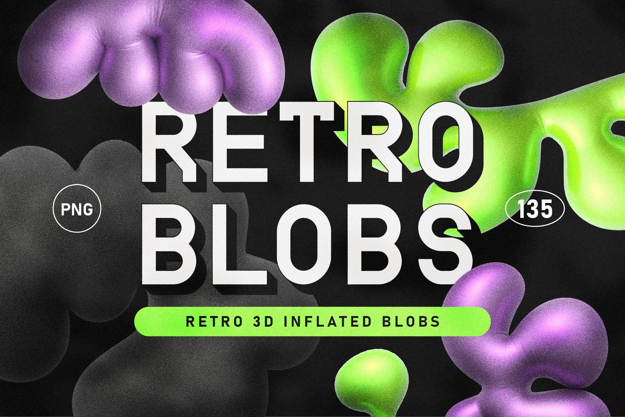 Abstract Retro Blobs Elements – ANGELAINTHEFIELDS